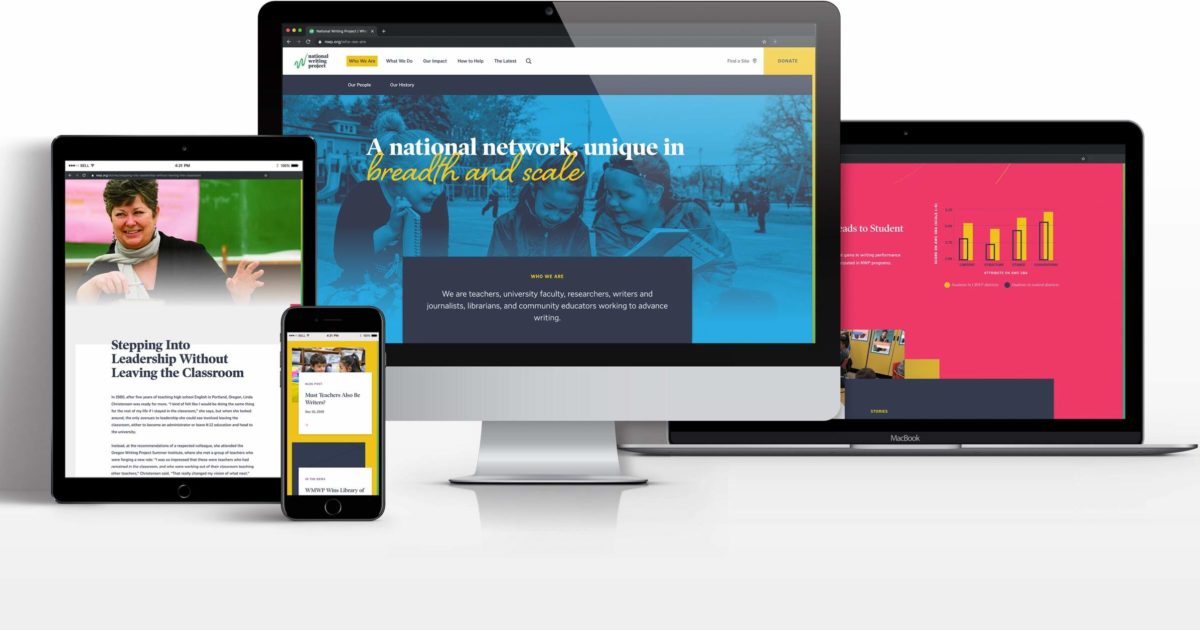 National Writing Project Website - Untuck Design